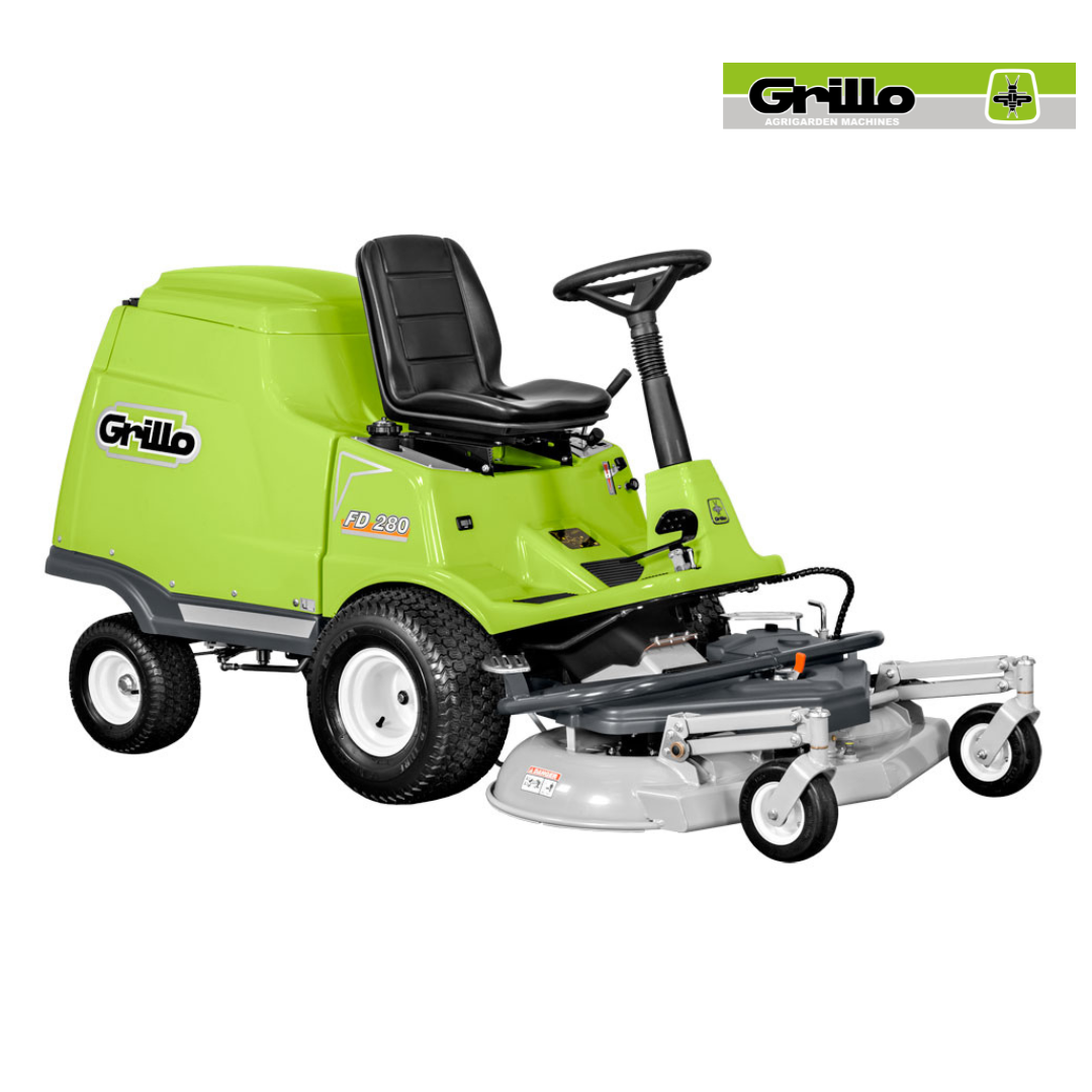 Grillo FD 280 Outfront Ride-On Mower — Balmers GM