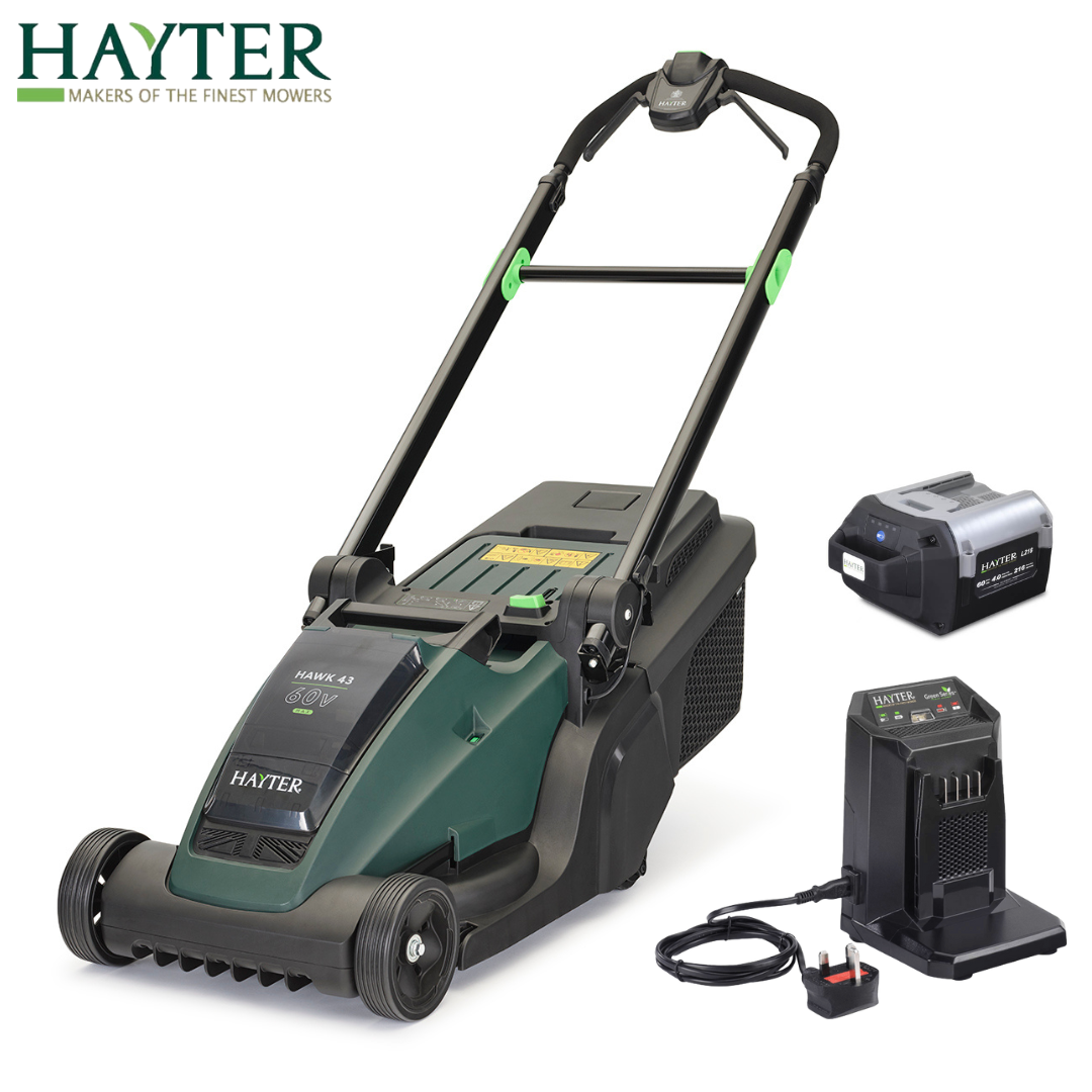 Hayter Hawk 43 Battery Mower Kit — Balmers GM