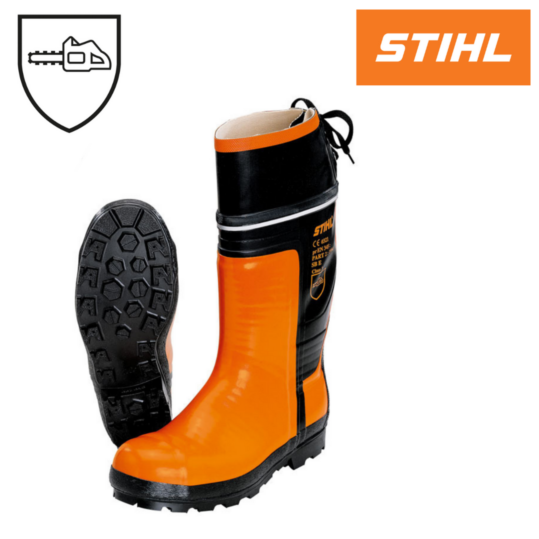 Stihl Special Rubber Chainsaw Boots - with Chainsaw Protection / Class ...
