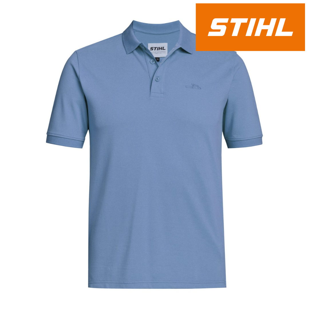 Stihl 'Icon' Polo Shirt - Blue — Balmers GM